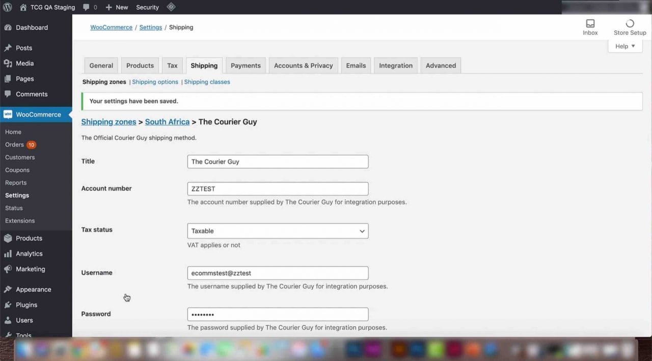 Step 4 - Setting parcel sizes (Essential field) - App Inlet