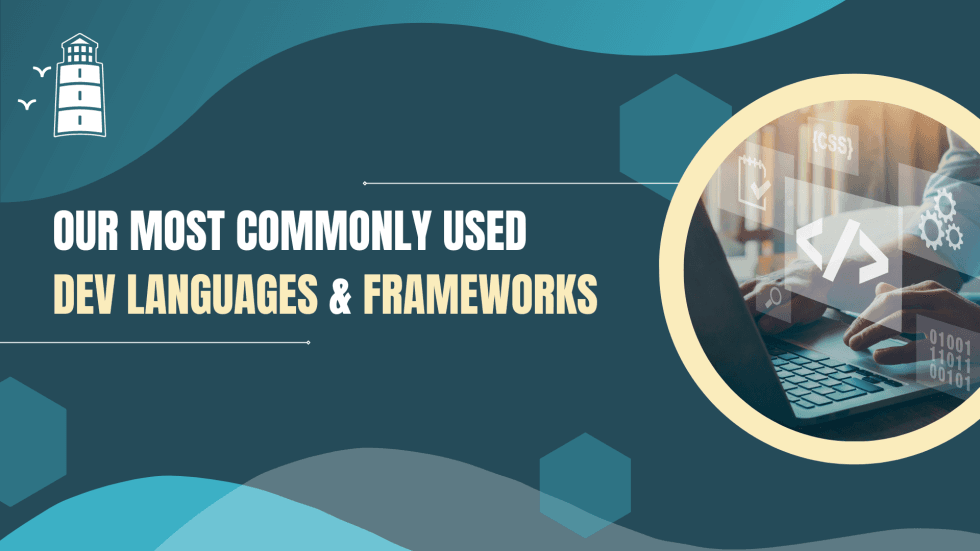 App Inlet's most commonly used dev languages & frameworks